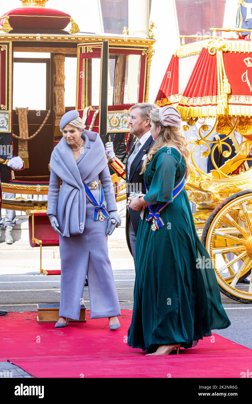 THE HAGUE - King Willem-Alexander, Queen Maxima, Princess Amalia ...