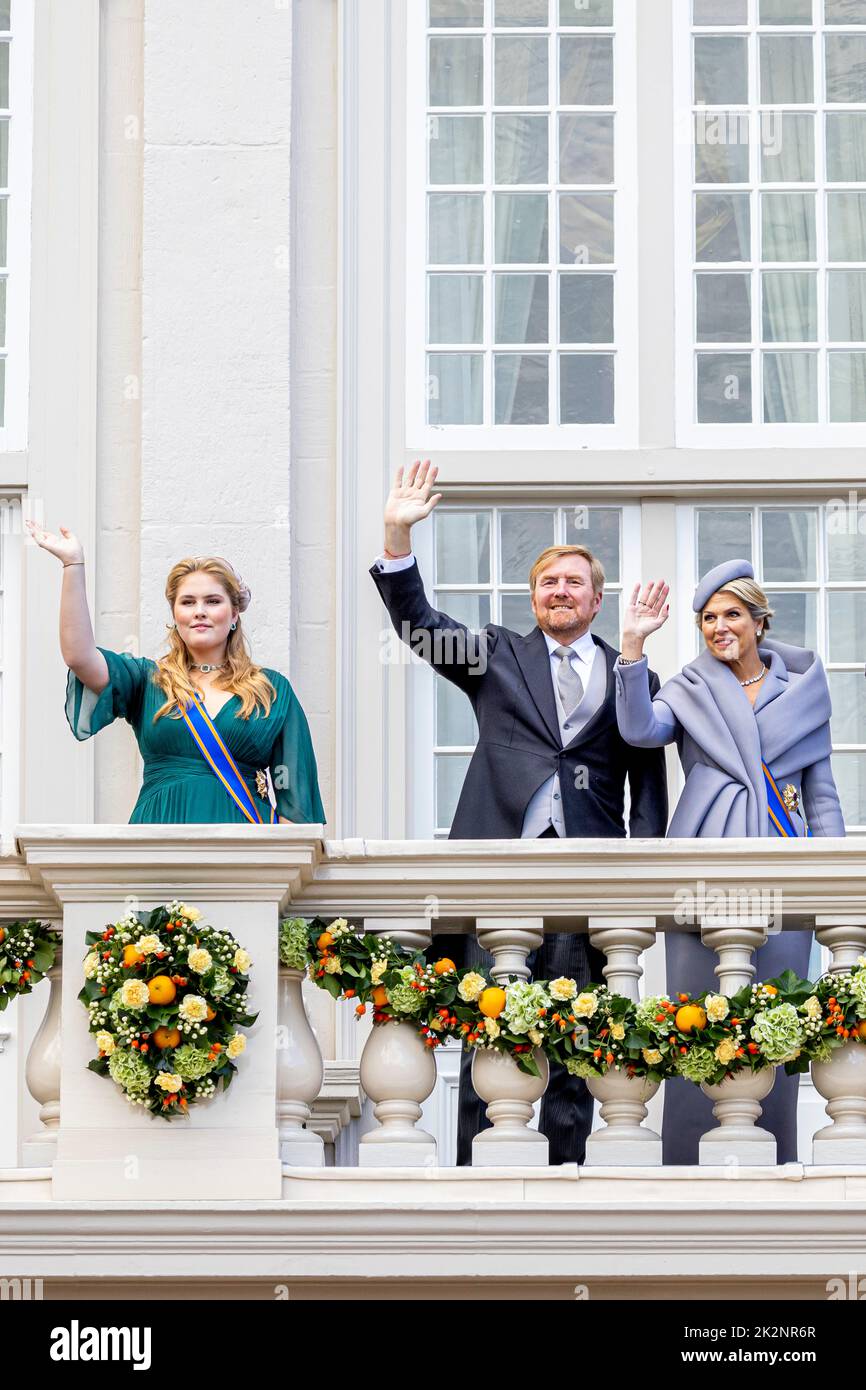 THE HAGUE - King Willem-Alexander, Queen Maxima, Princess Amalia ...