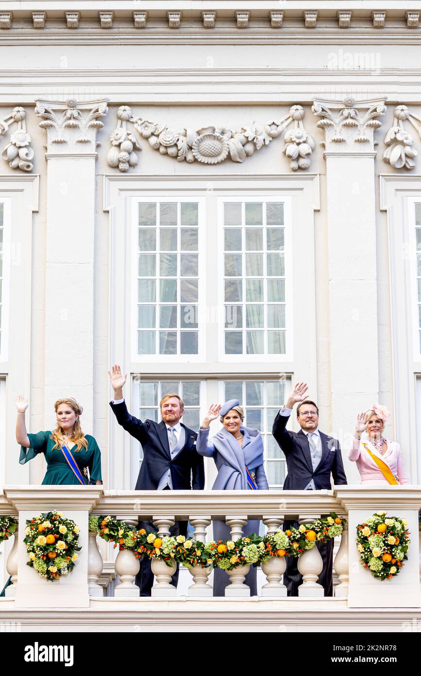 THE HAGUE - King Willem-Alexander, Queen Maxima, Princess Amalia ...
