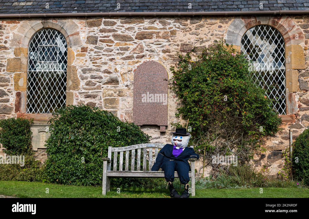 Dirleton, East Lothian, Scotland, UK, 23rd September 2022. Scarecrow ...