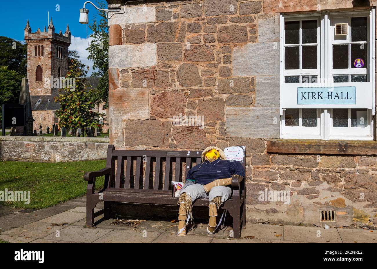 Dirleton, East Lothian, Scotland, UK, 23rd September 2022. Scarecrow ...