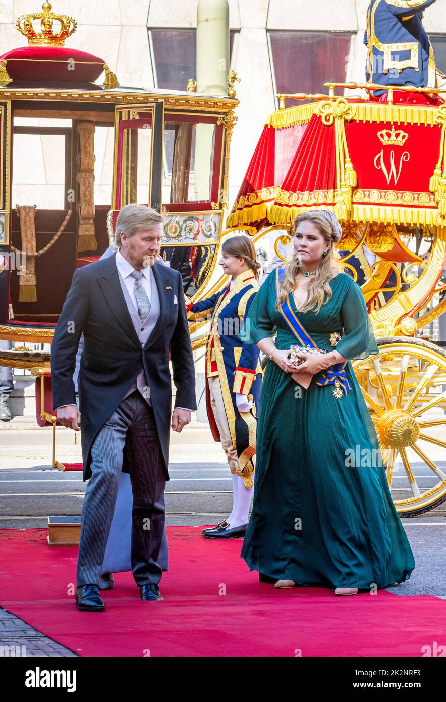 THE HAGUE - King Willem-Alexander, Queen Maxima, Princess Amalia ...