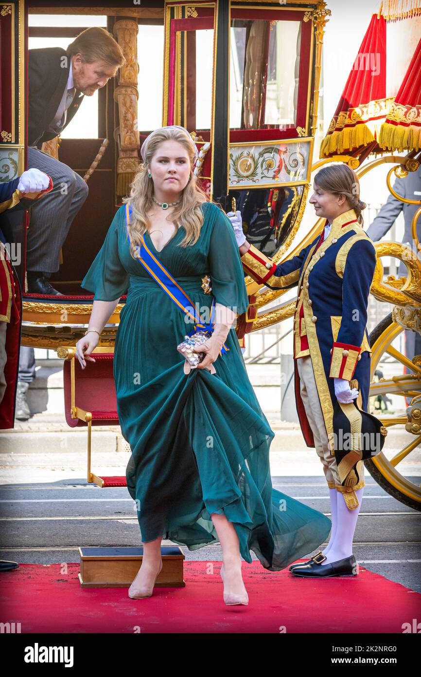 THE HAGUE - King Willem-Alexander, Queen Maxima, Princess Amalia ...