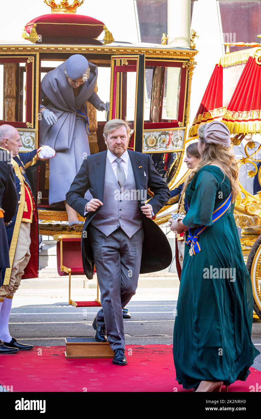 THE HAGUE - King Willem-Alexander, Queen Maxima, Princess Amalia ...