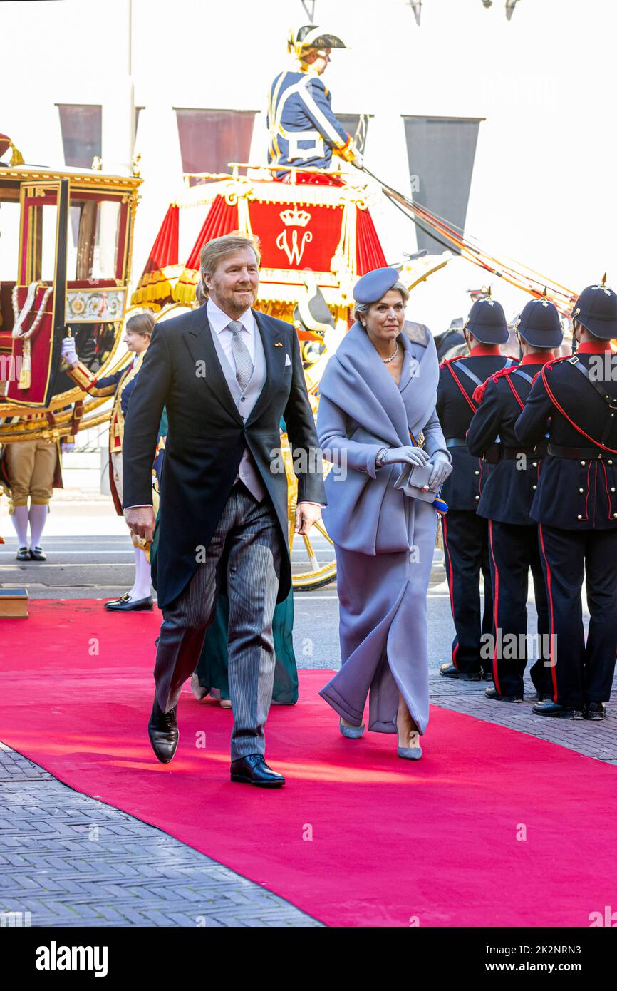 THE HAGUE - King Willem-Alexander, Queen Maxima, Princess Amalia ...