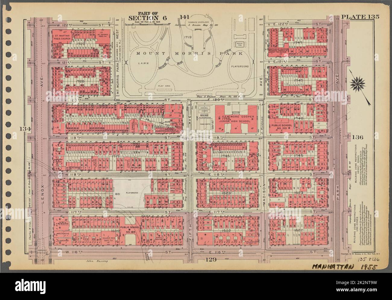 Map of mount morris hi-res stock photography and images - Alamy