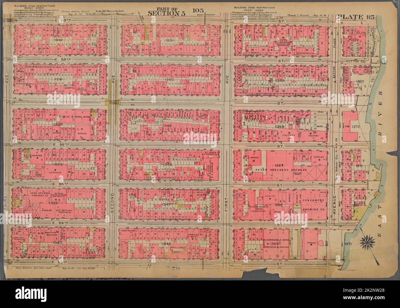 Cartographic, Maps. 1925. Lionel Pincus and Princess Firyal Map ...