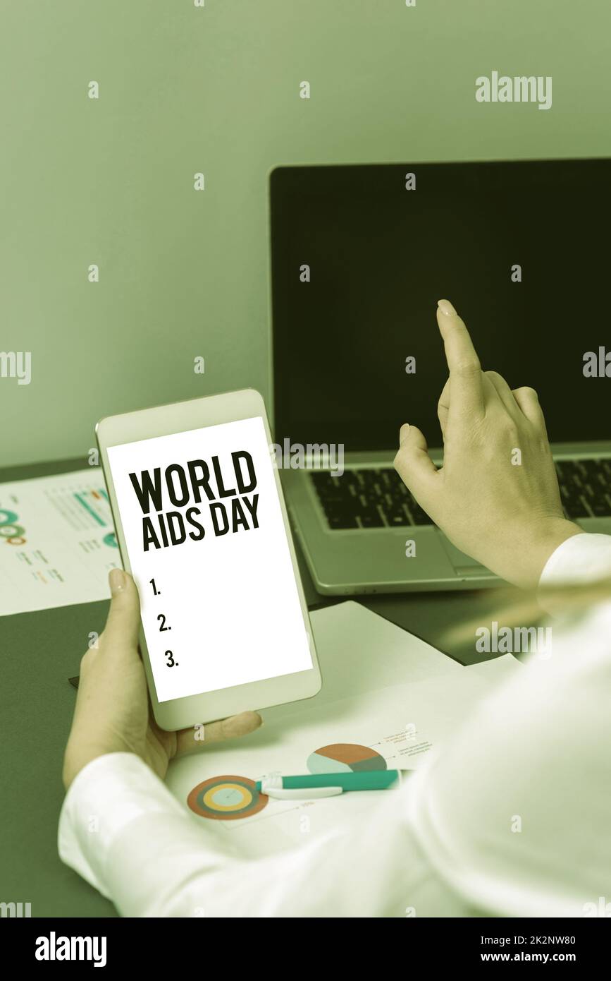 Conceptual caption World Aids Day1st December dedicated to raising ...