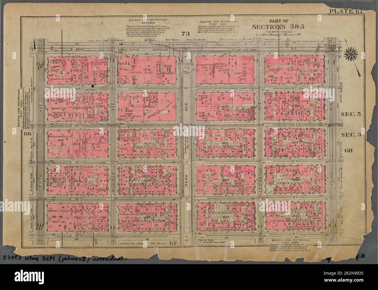 Manhattan map 1930 hi-res stock photography and images - Alamy