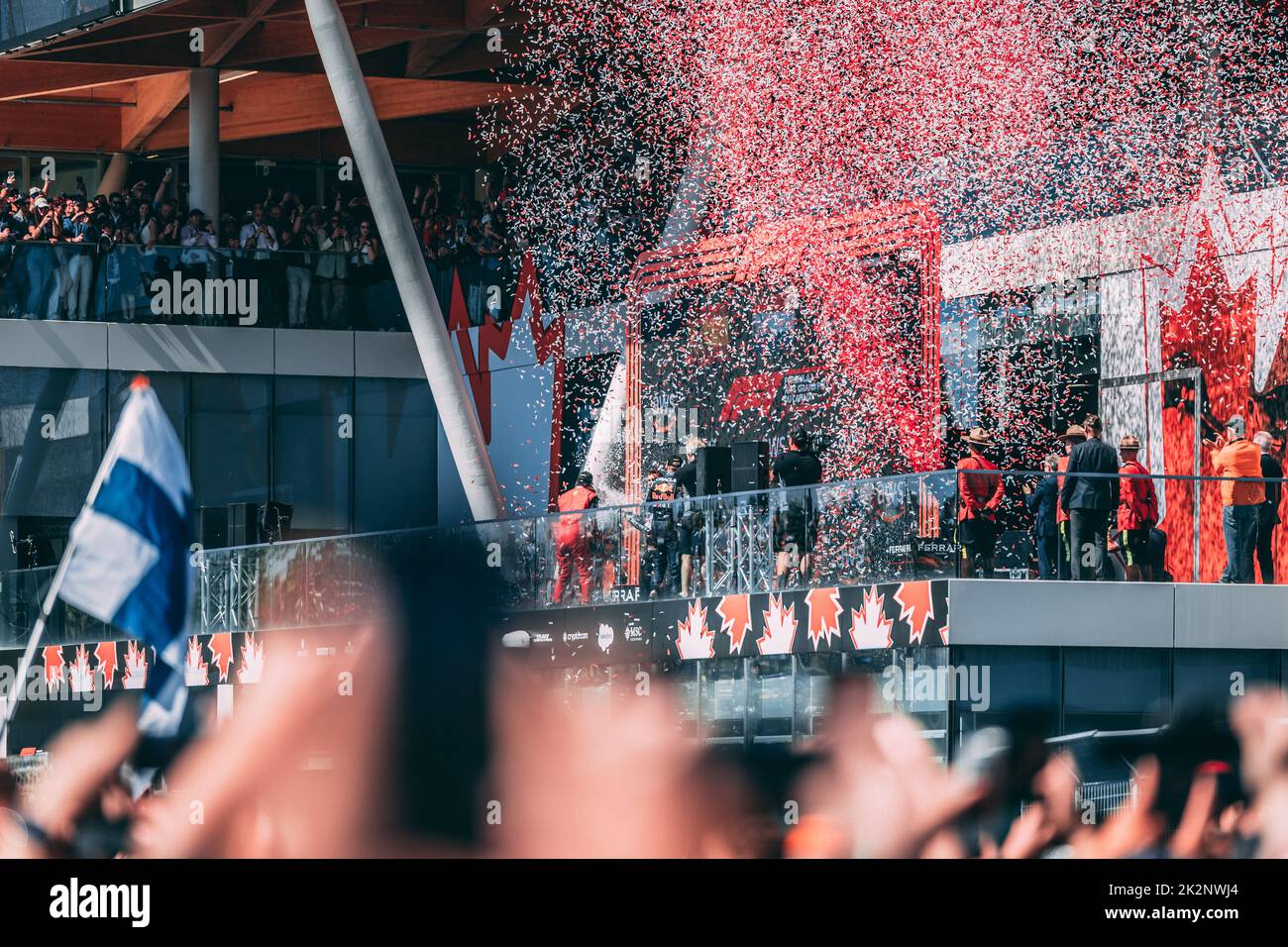 An opening of the Grand Prix Formula 1 event in Montreal, Canada Stock ...