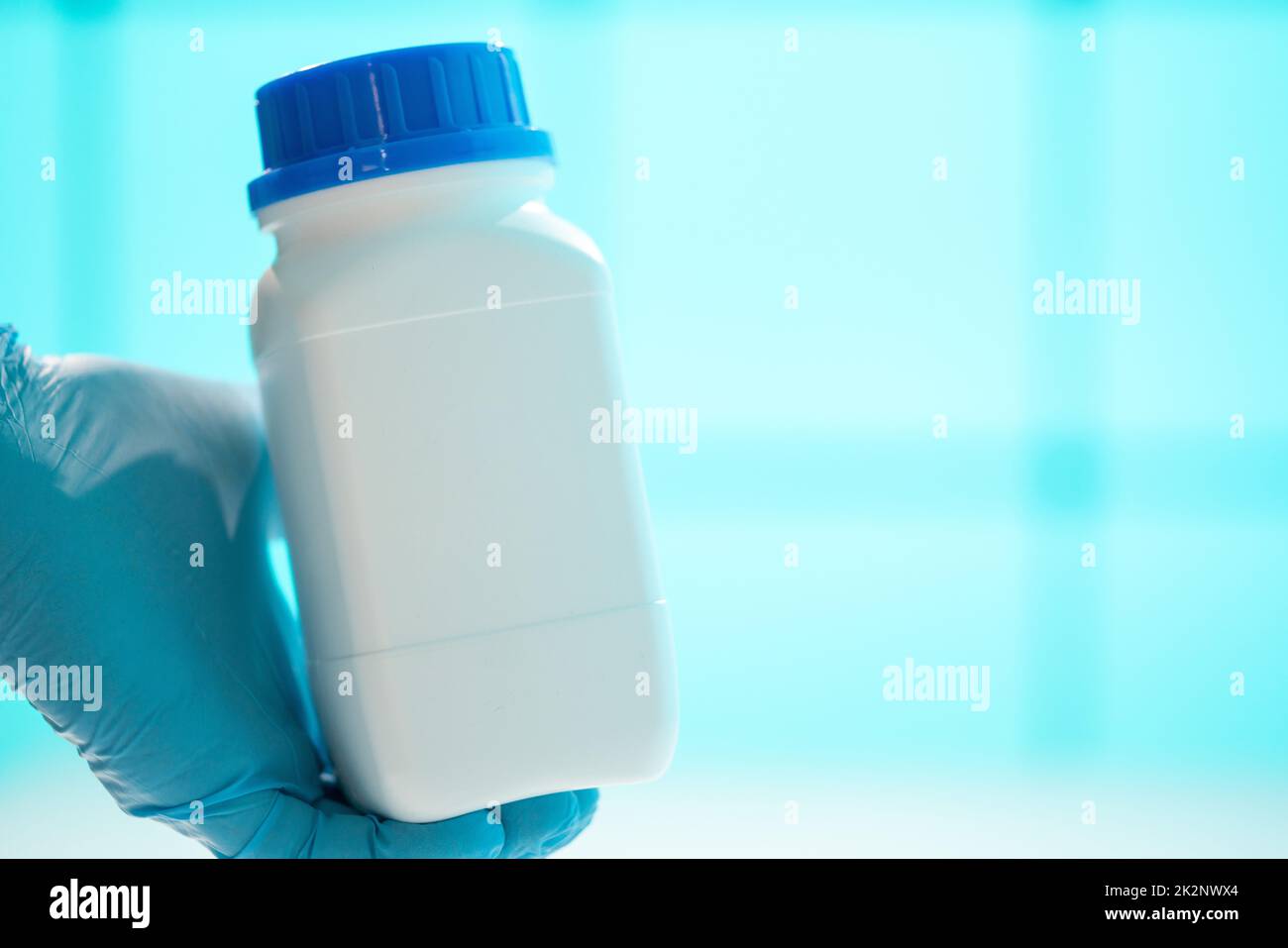 Plastic container for storing chemicals and food additives Stock Photo ...