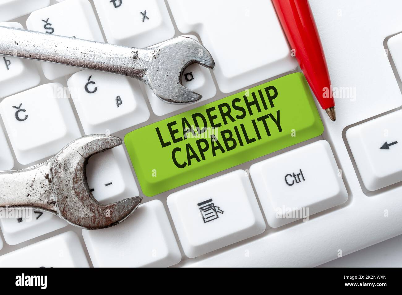 Writing displaying text Leadership Capability. Business showcase what a ...