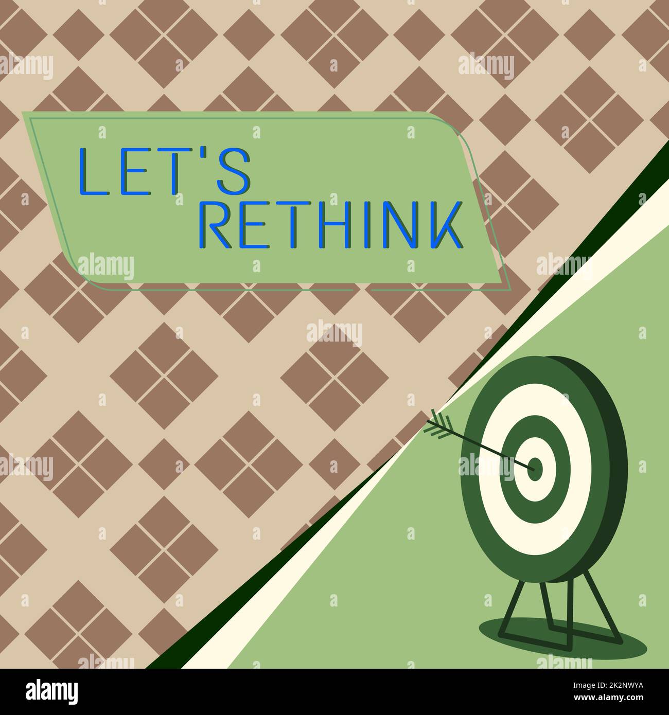 Hand writing sign Let S Rethink. Business approach an Afterthought To ...