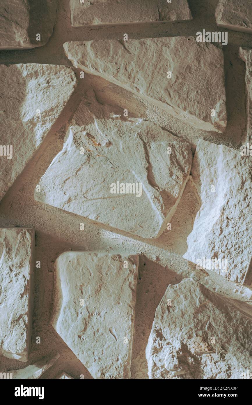 White destroyed stone background, wall texture, aesthetic shot Stock ...