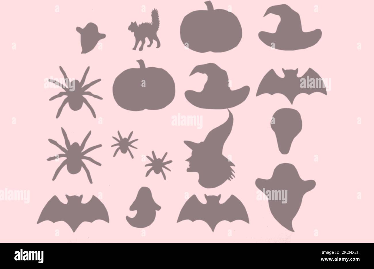 Halloween pattern set hi-res stock photography and images - Alamy