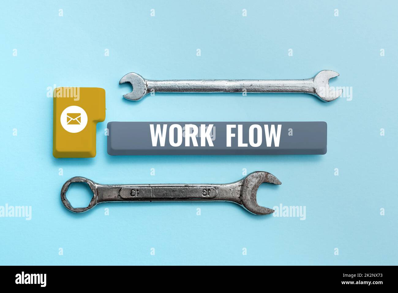 Text showing inspiration Work Flow. Business showcase Continuity of a certain task to and from ...