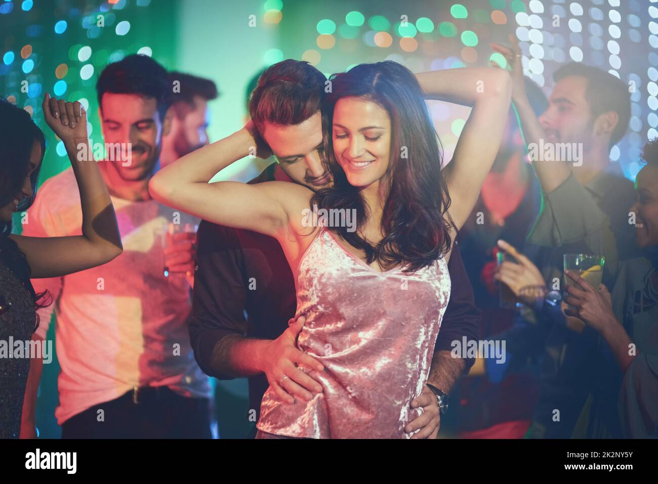 Couple dancing on nightclub hi-res stock photography and images - Alamy