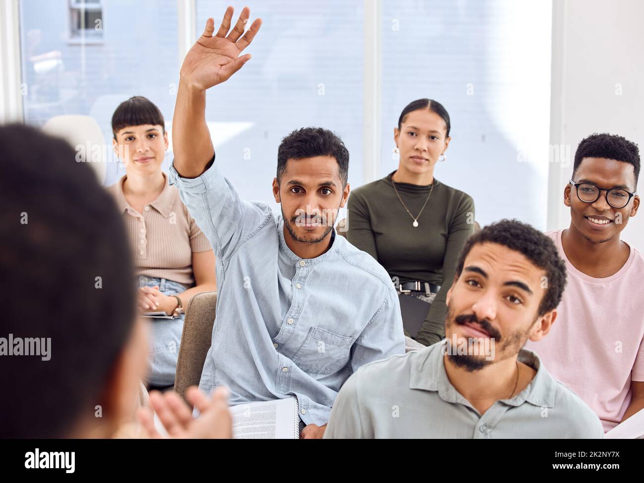 If you want to know more, you have to ask more questions. Shot of a ...