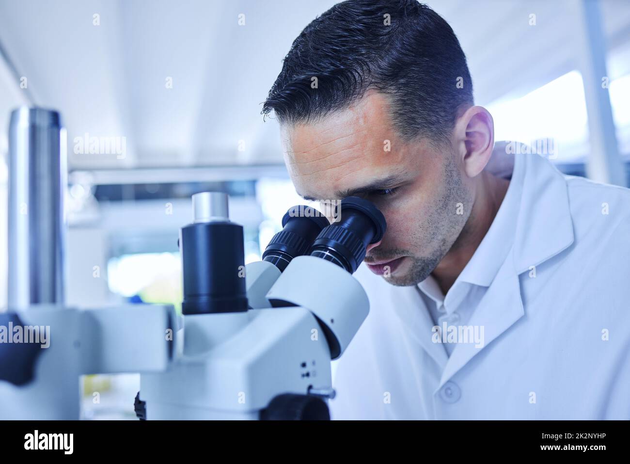 Handsome scientist hi-res stock photography and images - Alamy