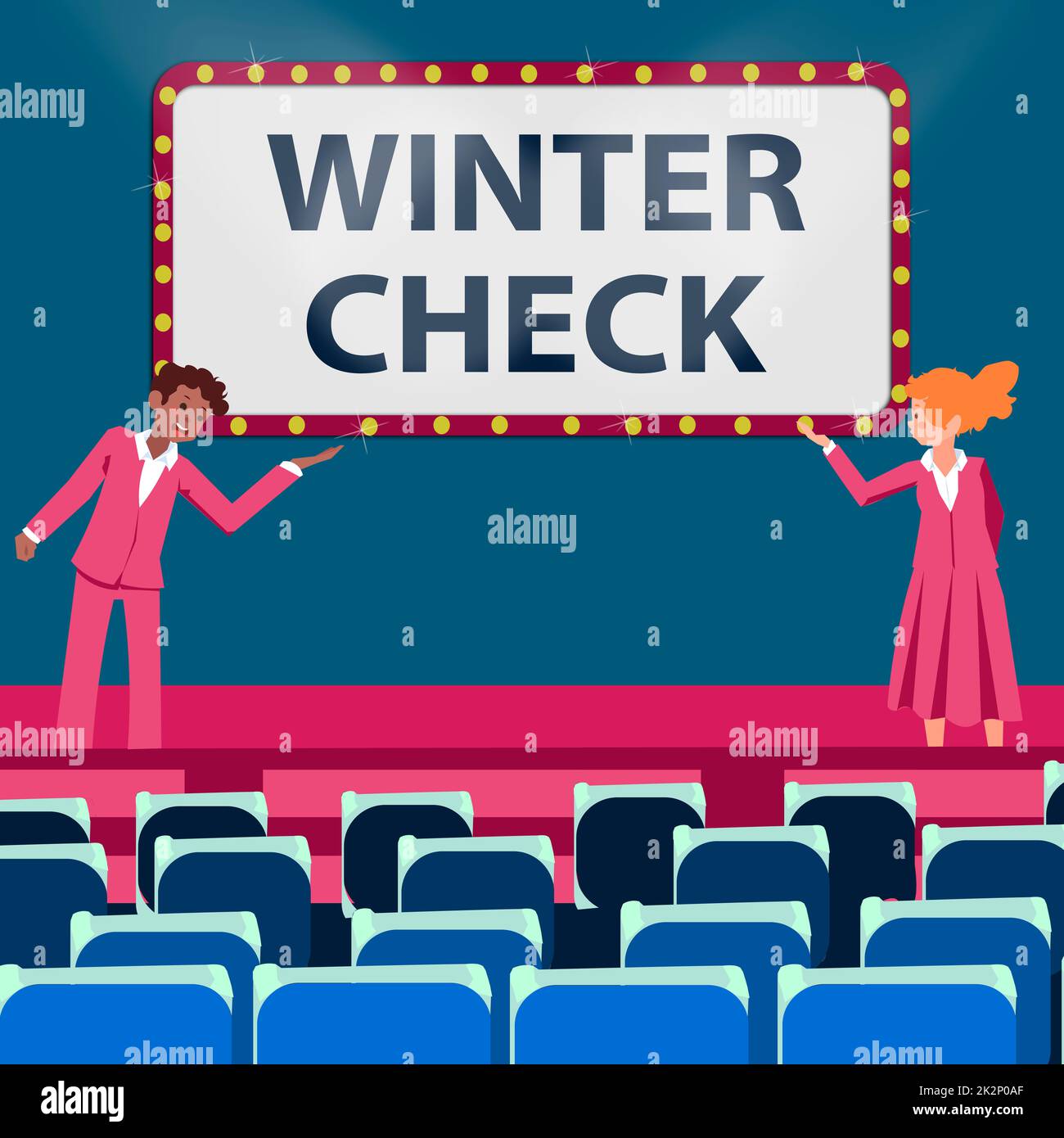 Text sign showing Winter Check. Business approach Coldest Season ...