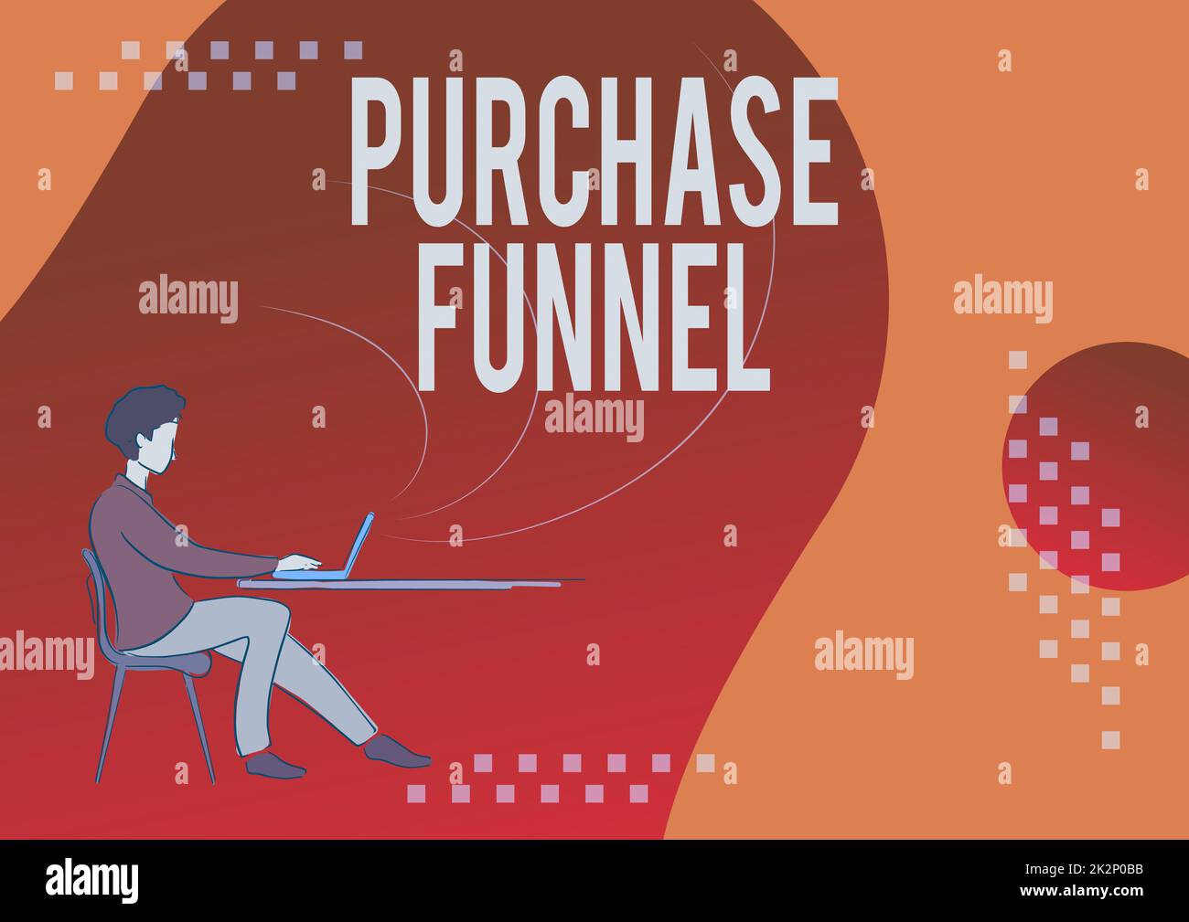 Inspiration showing sign Purchase Funnel. Word Written on consumer ...