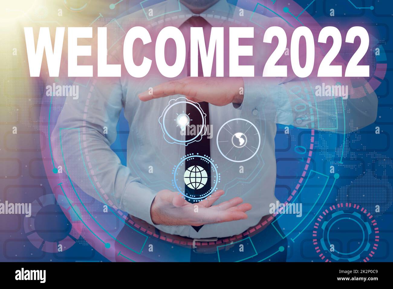 Writing displaying text Welcome 2022. Business approach New Year ...