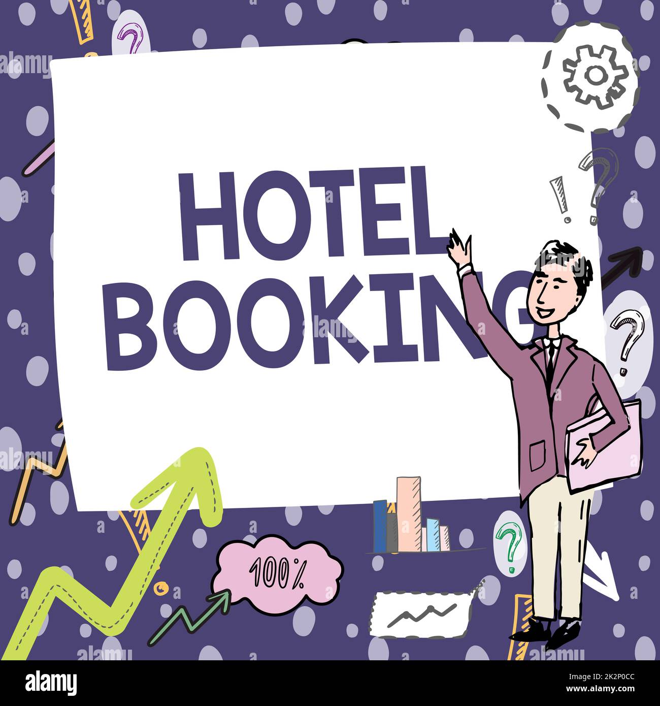 Text sign showing Hotel Booking. Internet Concept Online Reservations ...
