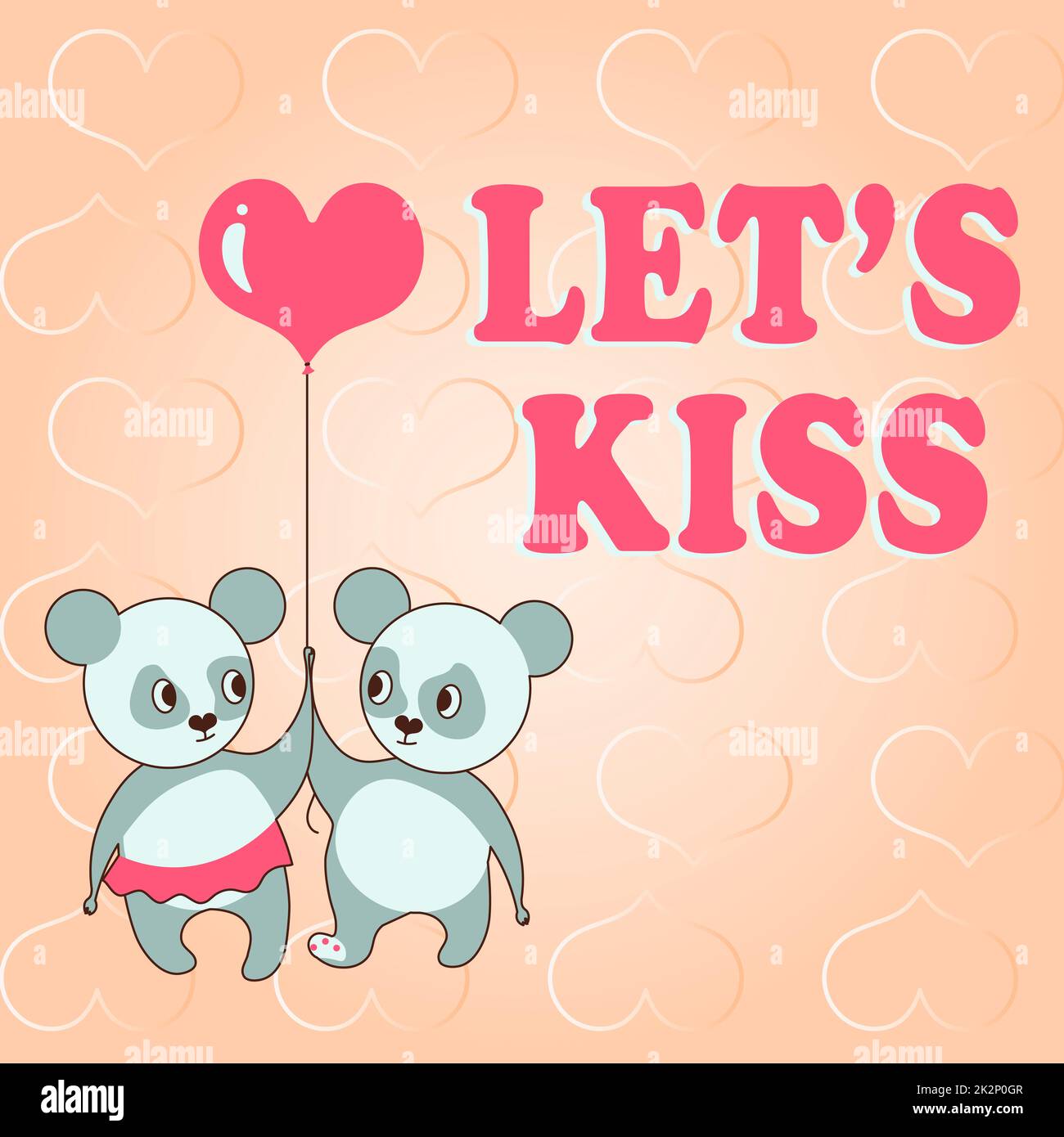 Sign displaying LETS KISS. Business overview Sign of love expressing ...