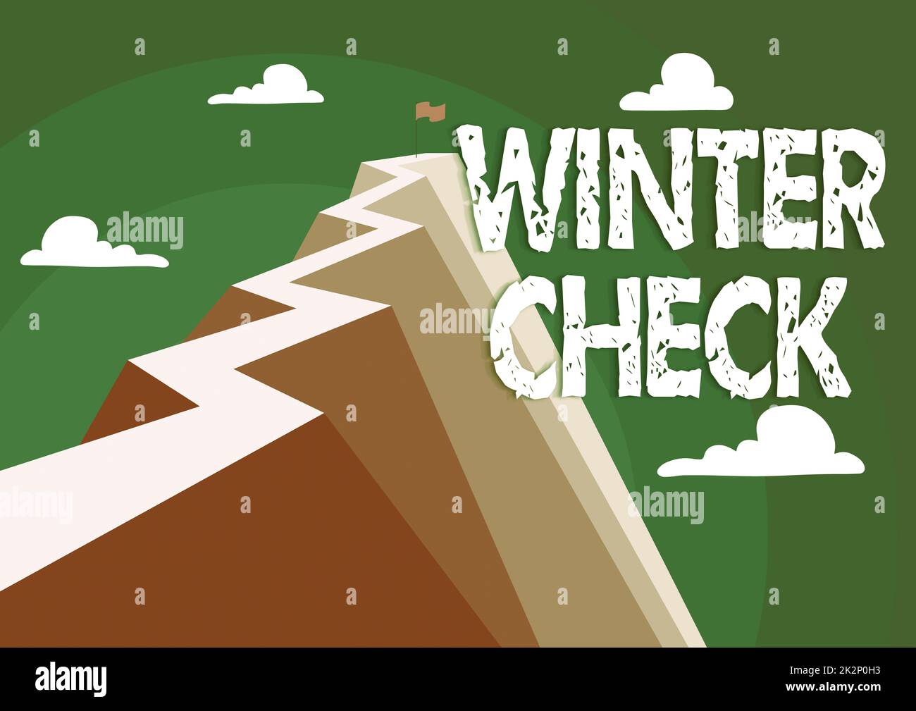 Writing displaying text Winter Check. Business showcase Coldest Season ...