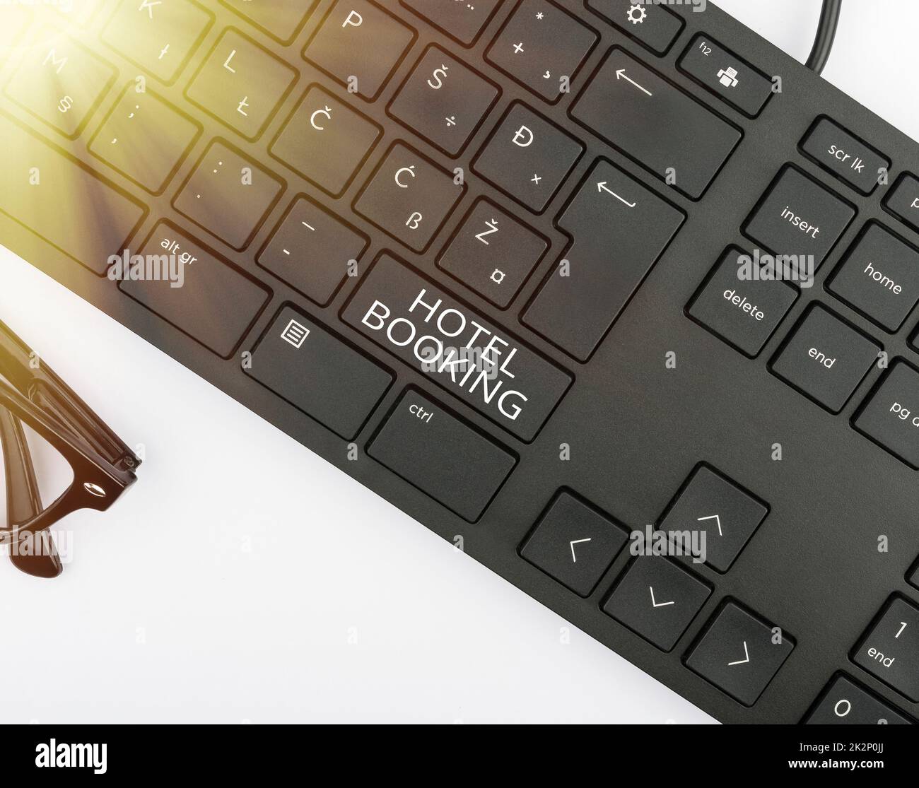 Handwriting text Hotel Booking. Word for Online Reservations ...