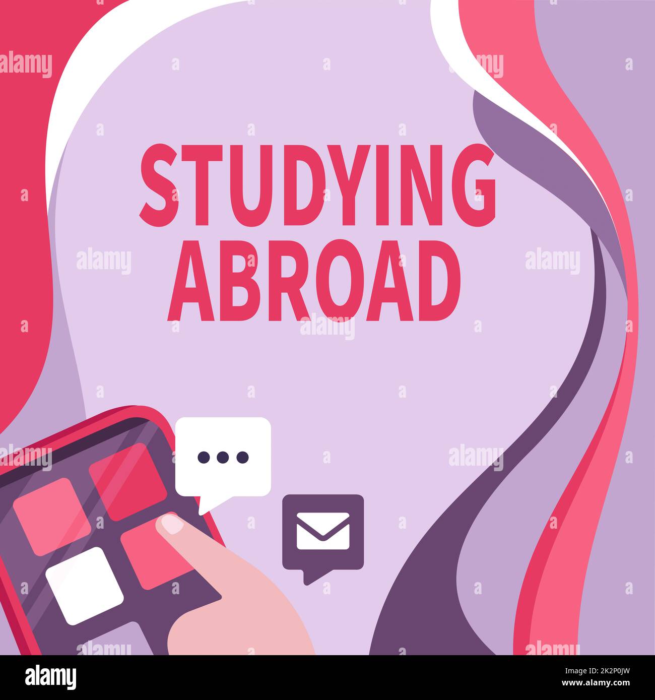 Conceptual display Studying Abroad. Internet Concept learn outside of ...