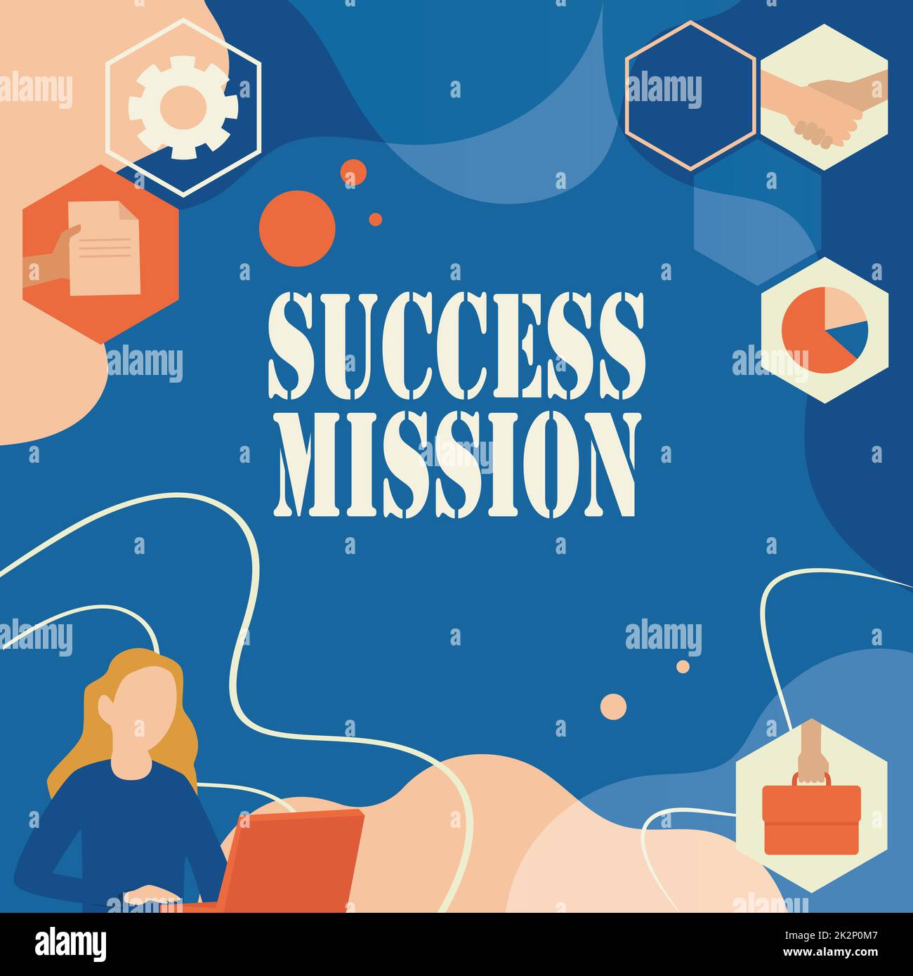 Sign displaying Success Mission. Business idea getting job done in ...