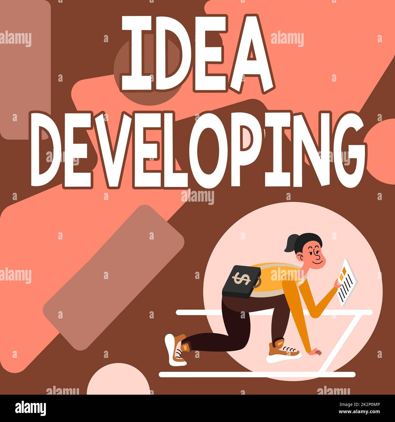 Sign displaying Idea Developing. Word for innovating the concept and ...