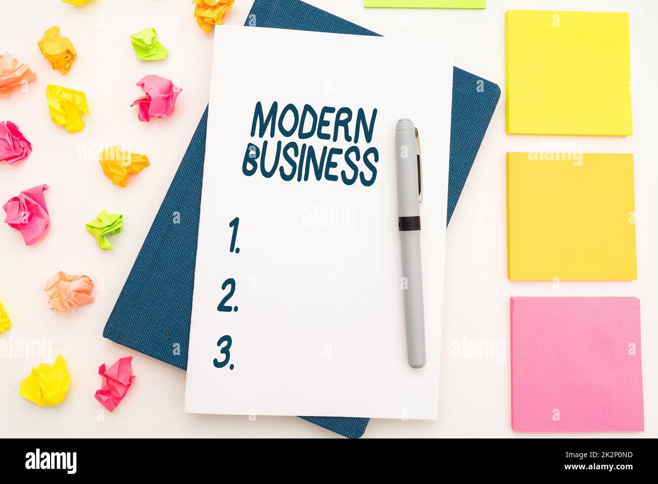 Writing displaying text Modern Business. Internet Concept Introduction ...