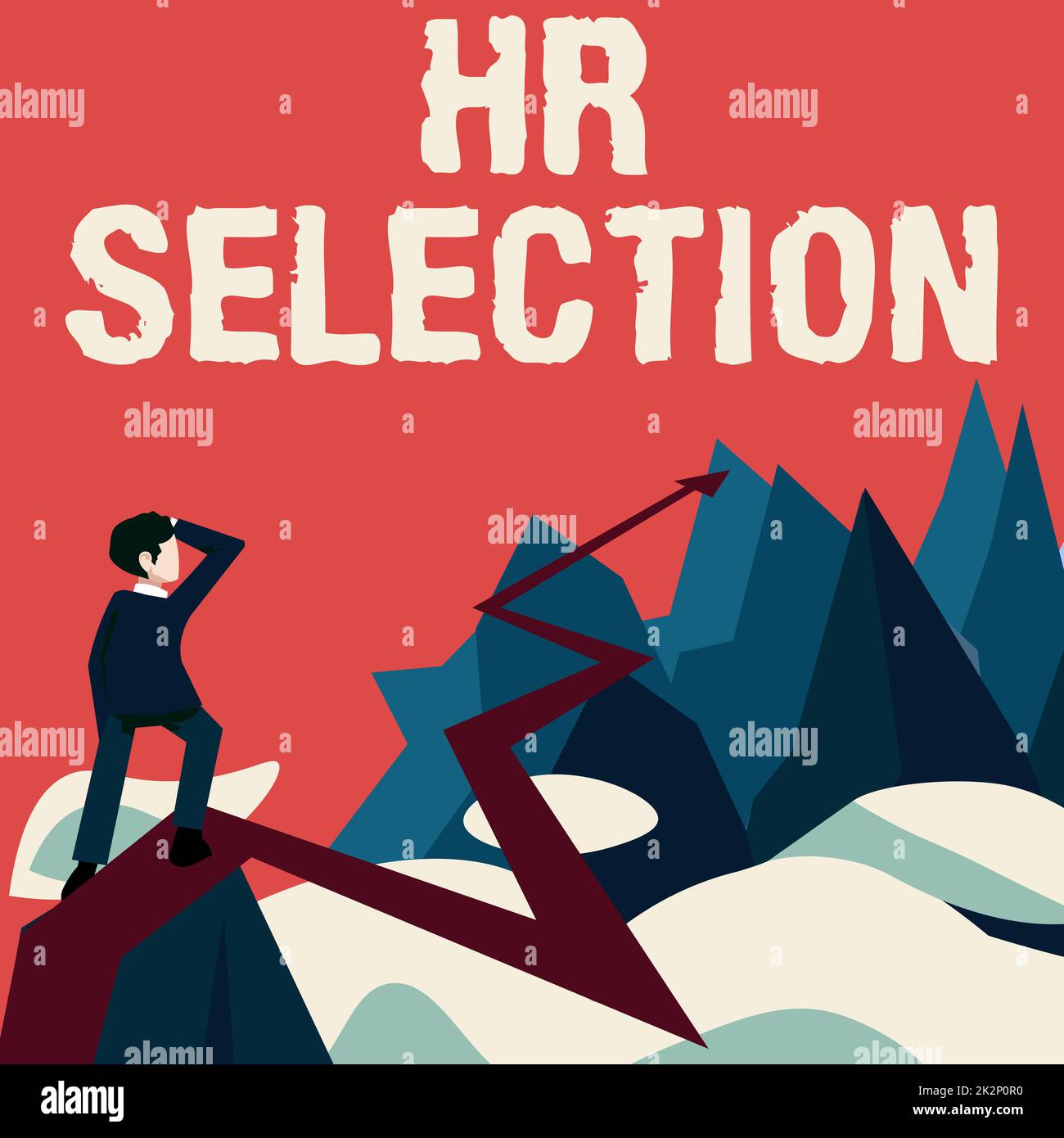 Text Caption Presenting Hr Selection Business Overview Process And
