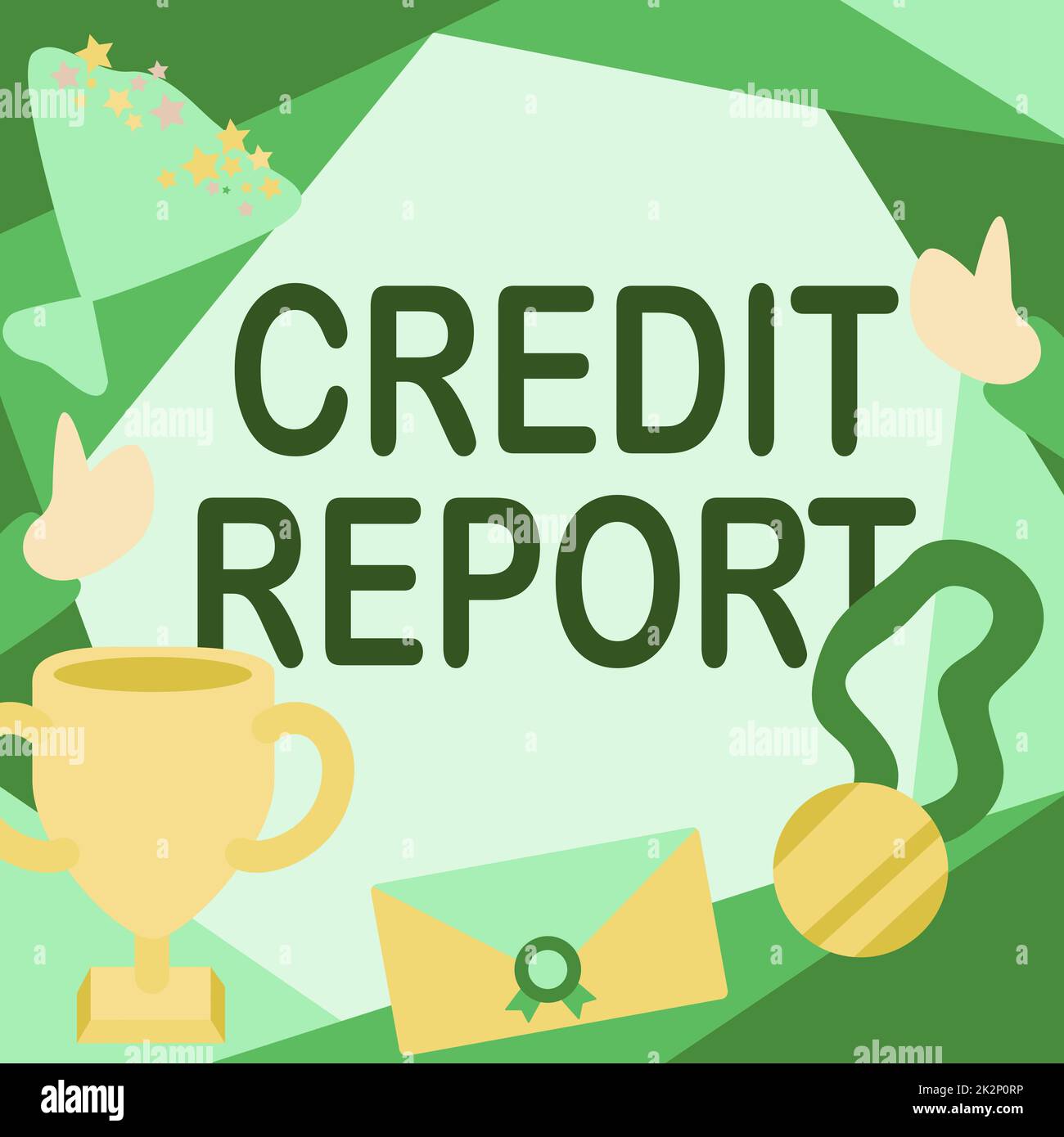 Text sign showing Credit Report. Business idea Borrowing Rap Sheet Bill ...