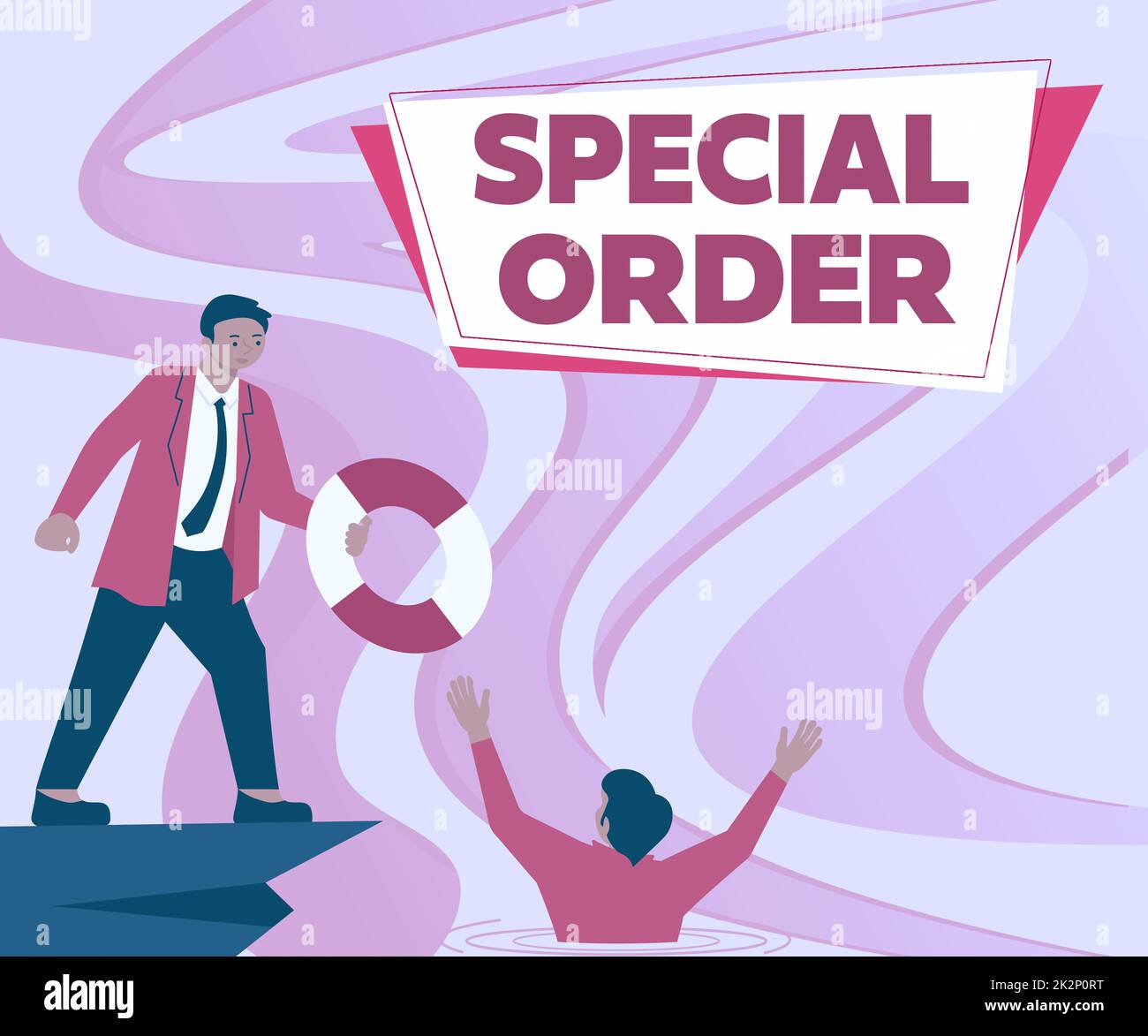 Text caption presenting Special Order. Conceptual photo Specific Item ...