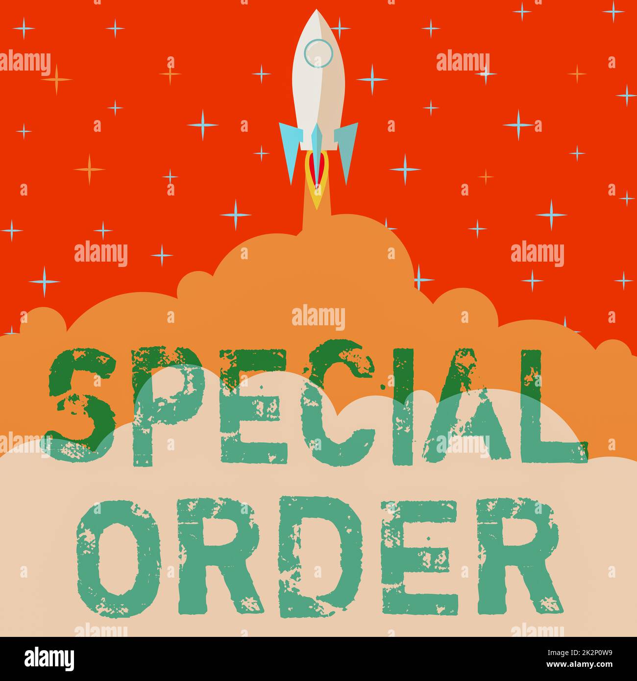 Writing displaying text Special Order. Business idea Specific Item ...