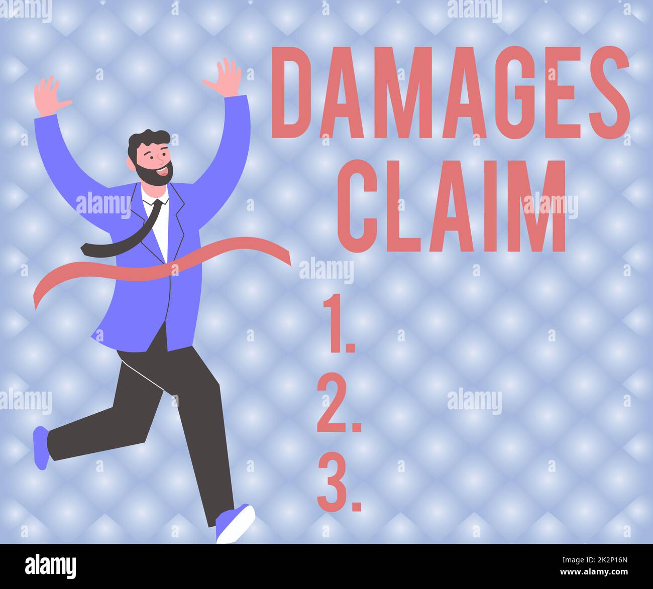 Sign displaying Damages Claim. Business approach Demand Compensation ...