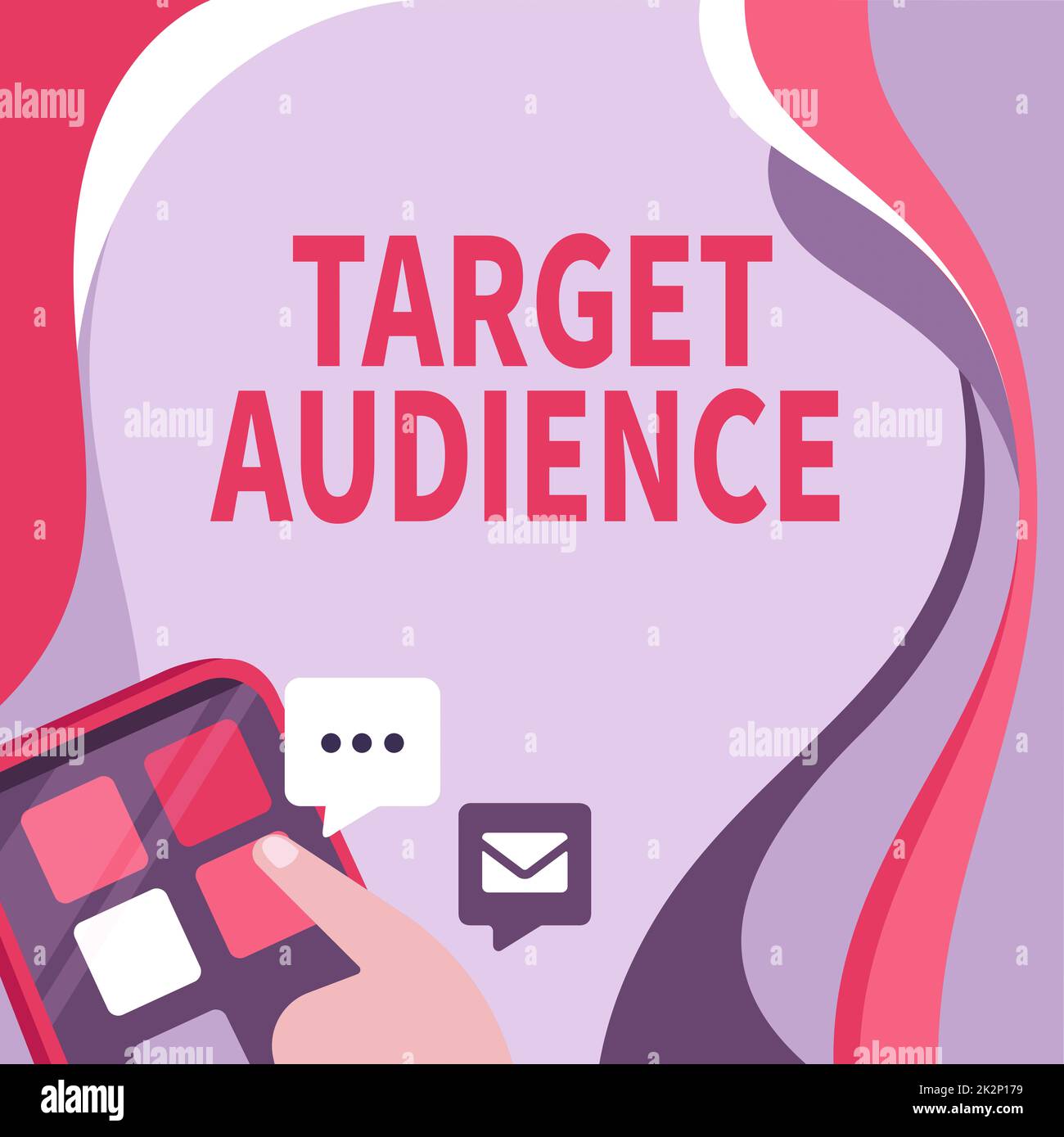 Inspiration showing sign Target Audience. Business overview category of ...
