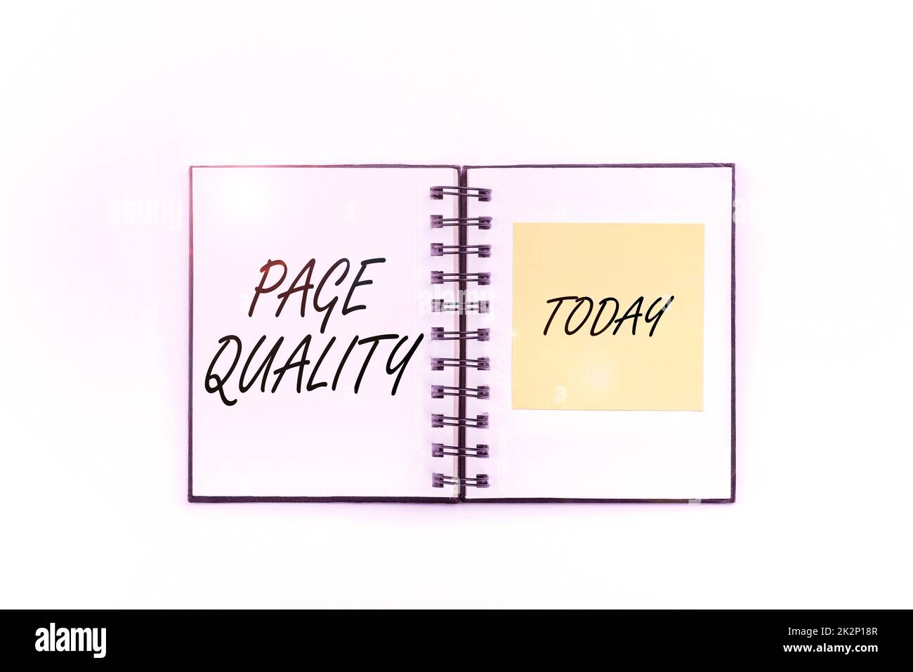 Text showing inspiration Page Quality. Business idea Effectiveness of a ...