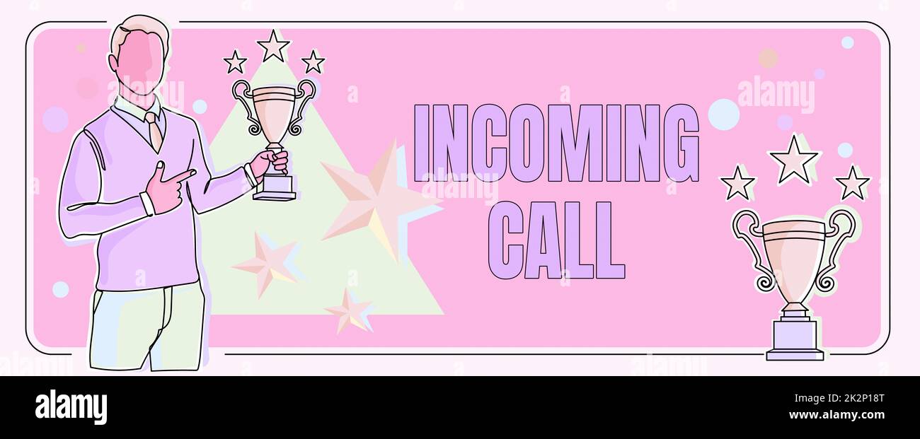 Hand writing sign Incoming Call. Business overview Inbound Received ... Hand writing sign Incoming Call. Business overview Inbound Received ...