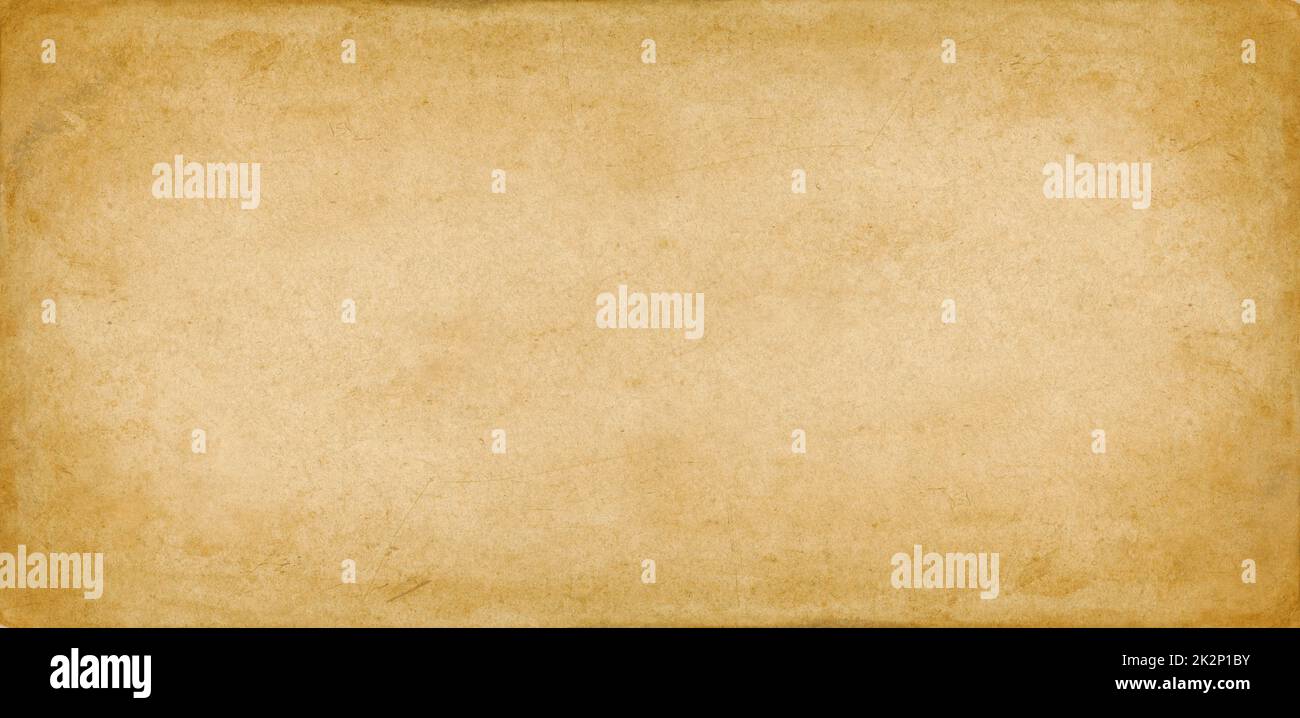 Old used paper texture. Horizontal banner Stock Photo - Alamy