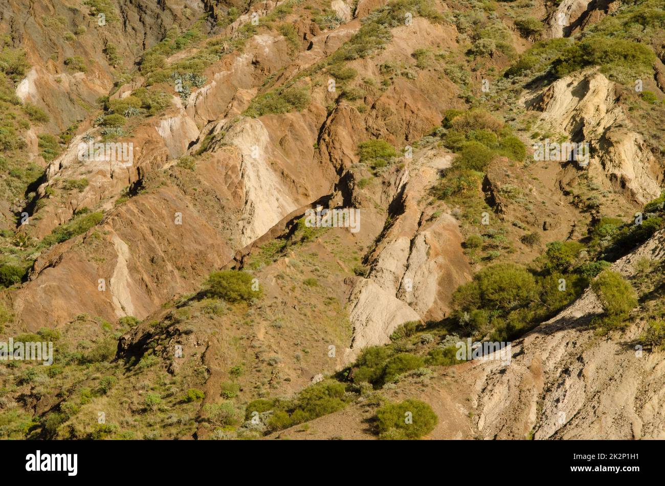 Strata layers different colours hi-res stock photography and images - Alamy