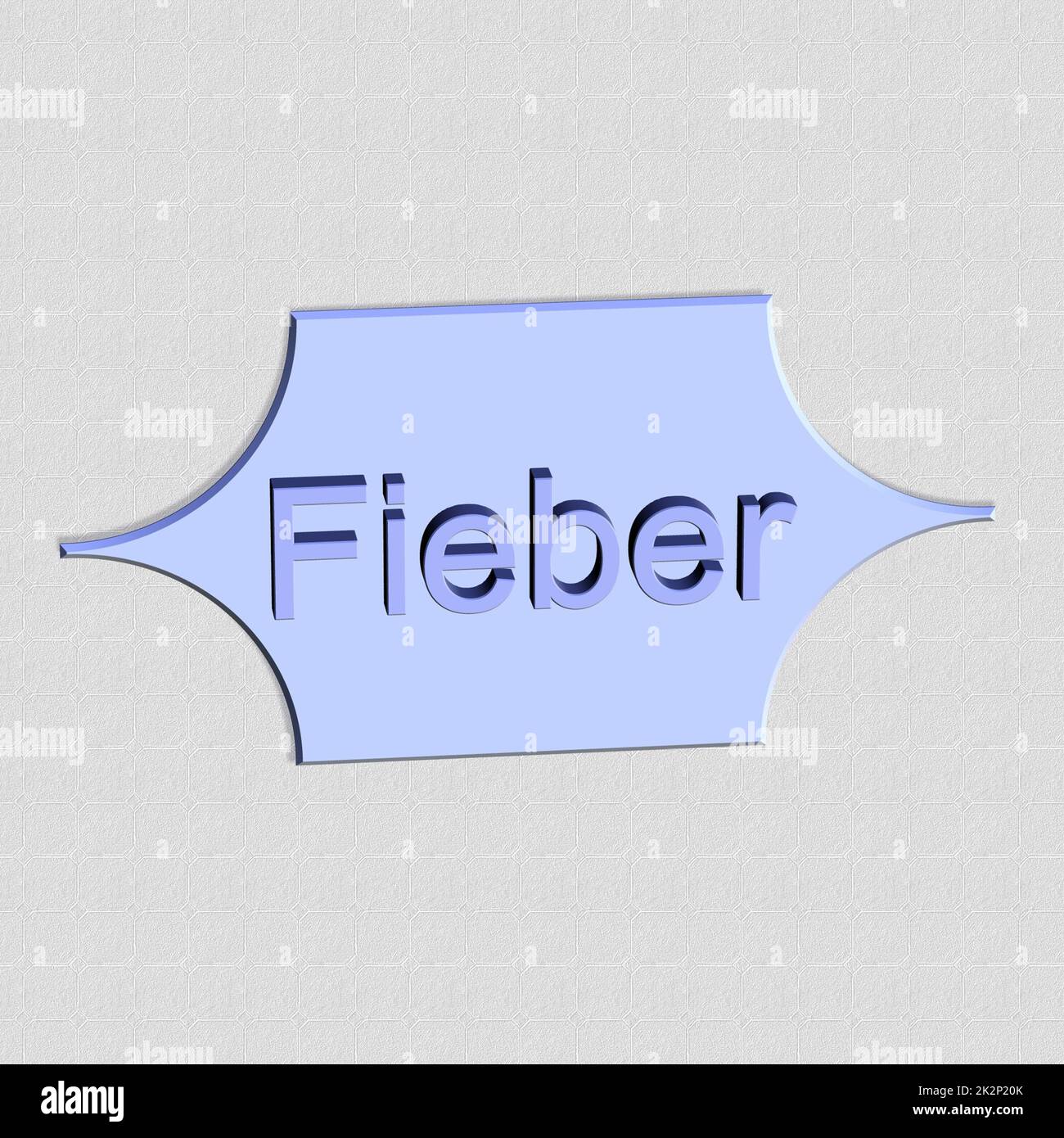 fever - Word or text as 3D illustration, 3D rendering Stock Photo - Alamy