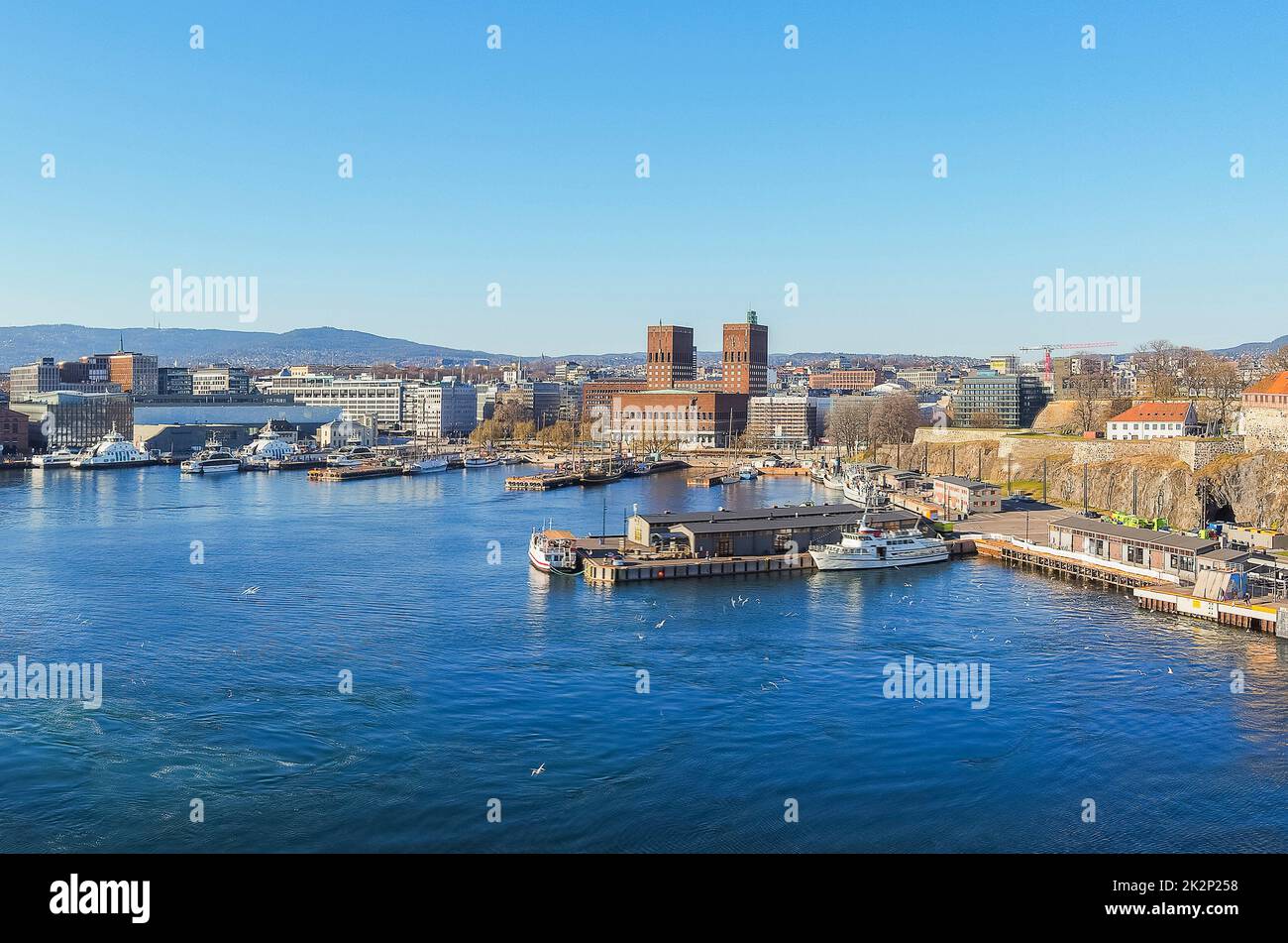 Norway, Oslo - Harbor at the Inner Oslo Fjord Stock Photo - Alamy