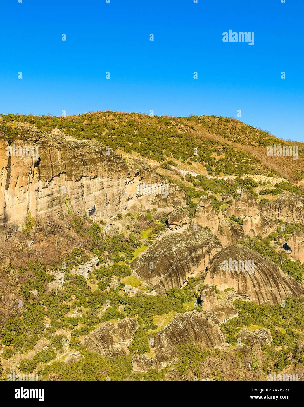 Rocky Mountain Landscape, Meteora, Greece Stock Photo - Alamy