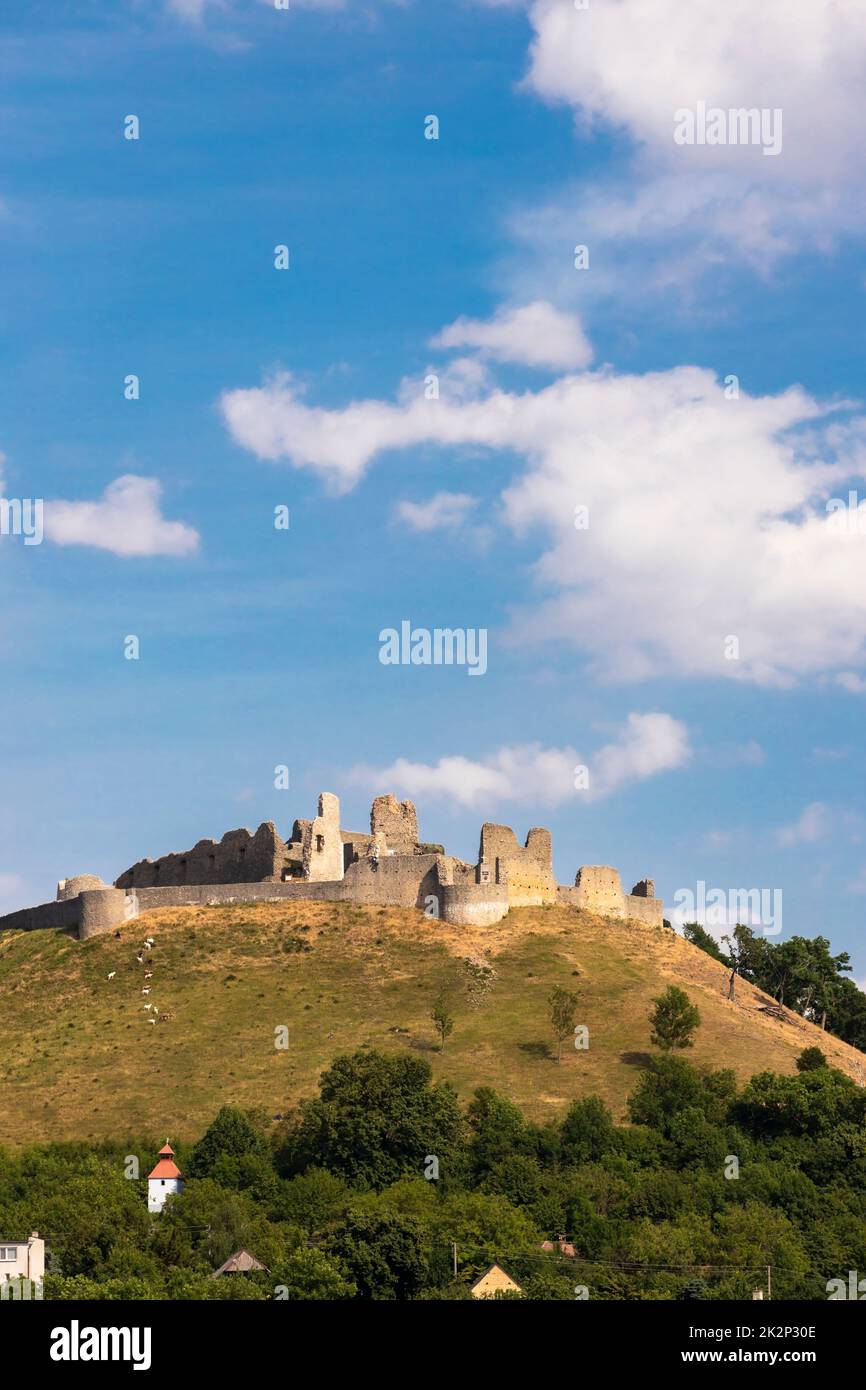 Branc castle ruins near Senica, Slovakia Stock Photo - Alamy