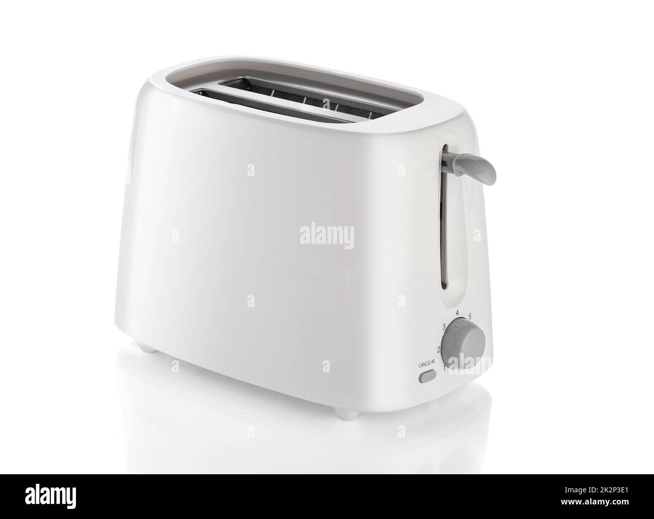 Electric toaster isolated on white Stock Photo - Alamy
