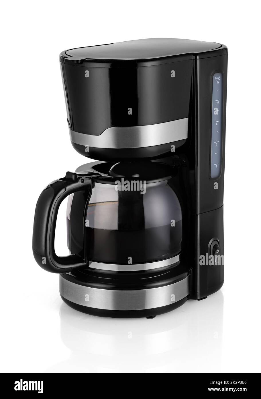 Coffee Maker isolated on white Stock Photo - Alamy